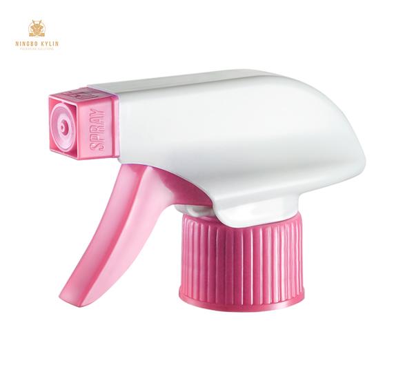 White/Pink Color 28mm 0.85cc Dosage Trigger Pump Sprayer