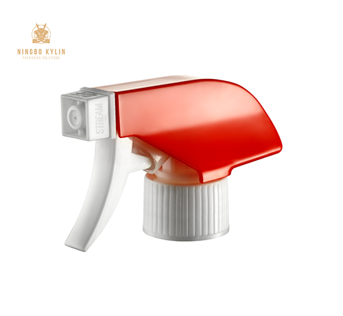 Reusable PE Red Trigger Sprayer , K102-7 Nonspill Triggers For Bottles